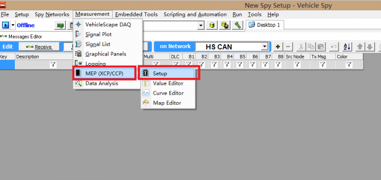 美国英特佩斯控制系统有限公司深圳代表处 » Vspy3标定以及ccp数据记录过程介绍